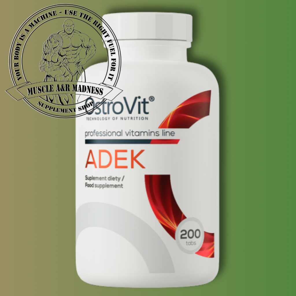 OstroVit Vitamin ADEK 200 tabs - Muscle and Madness Supplement Store