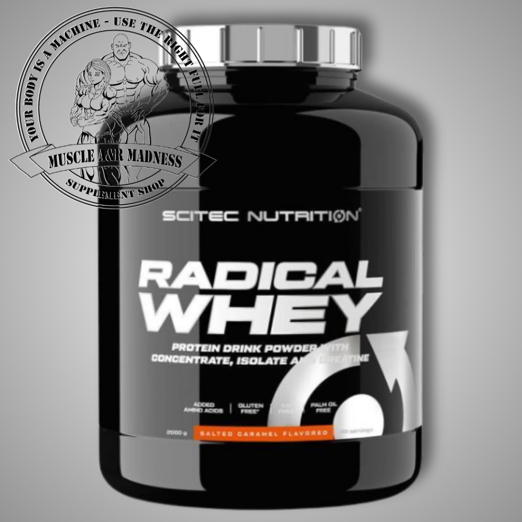Scitec Nutrition Radical Whey 2000g - Muscle and Madness Supplement Store