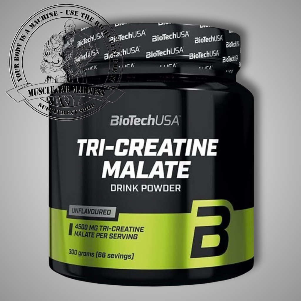 BioTechUSA Tri-Creatine Malate 300g - Muscle and Madness Supplement Store
